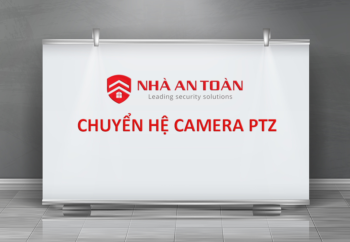 Vector blank roll up banner, horizontal stand - HIKVISION VIỆT NAM