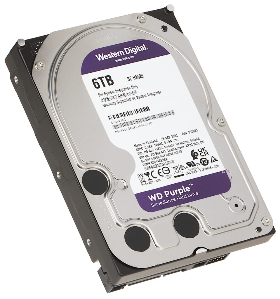 Ổ cứng HDD WD Purple 6TB WD63PURU - HIKVISION VIỆT NAM